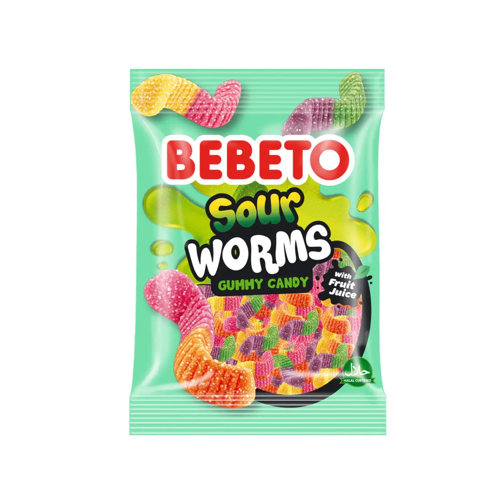 Bebeto Sour Worms | Swedish Candy | Goodis