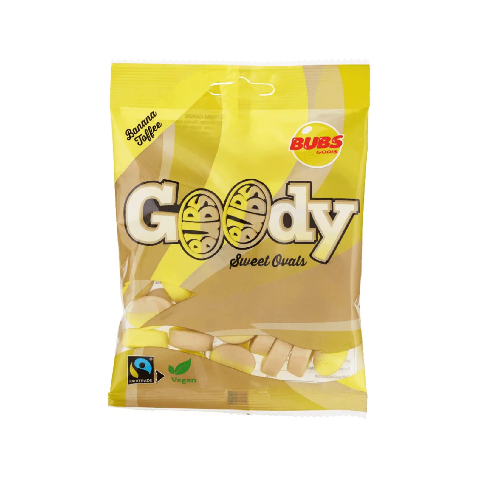 Bubs Banana Caramel | Swedish Candy | Goodis