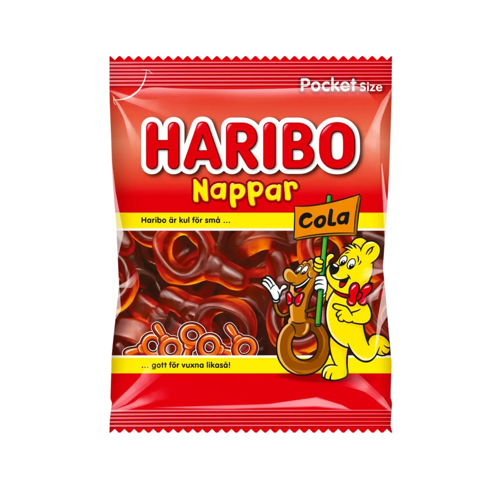 Haribo Cola Pacifiers | Swedish Candy | Goodis